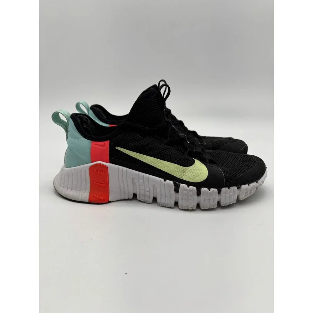 Nike | Shoes | Nike Free Metcon 3 Mens 5 Black Lime Glow Training Shoes ...